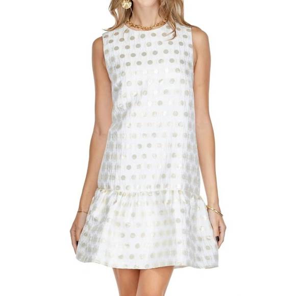 Joy Joy | Dresses | New Joy Joy Flounce Dress In White Daisy | Poshmark